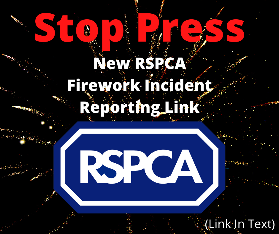 RSPCA Reporting Log | The Firework Campaign UK